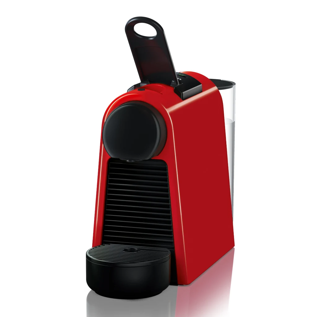 Nespresso Essenza Mini C30 Coffee Machine - Ruby Red - Expert Stores